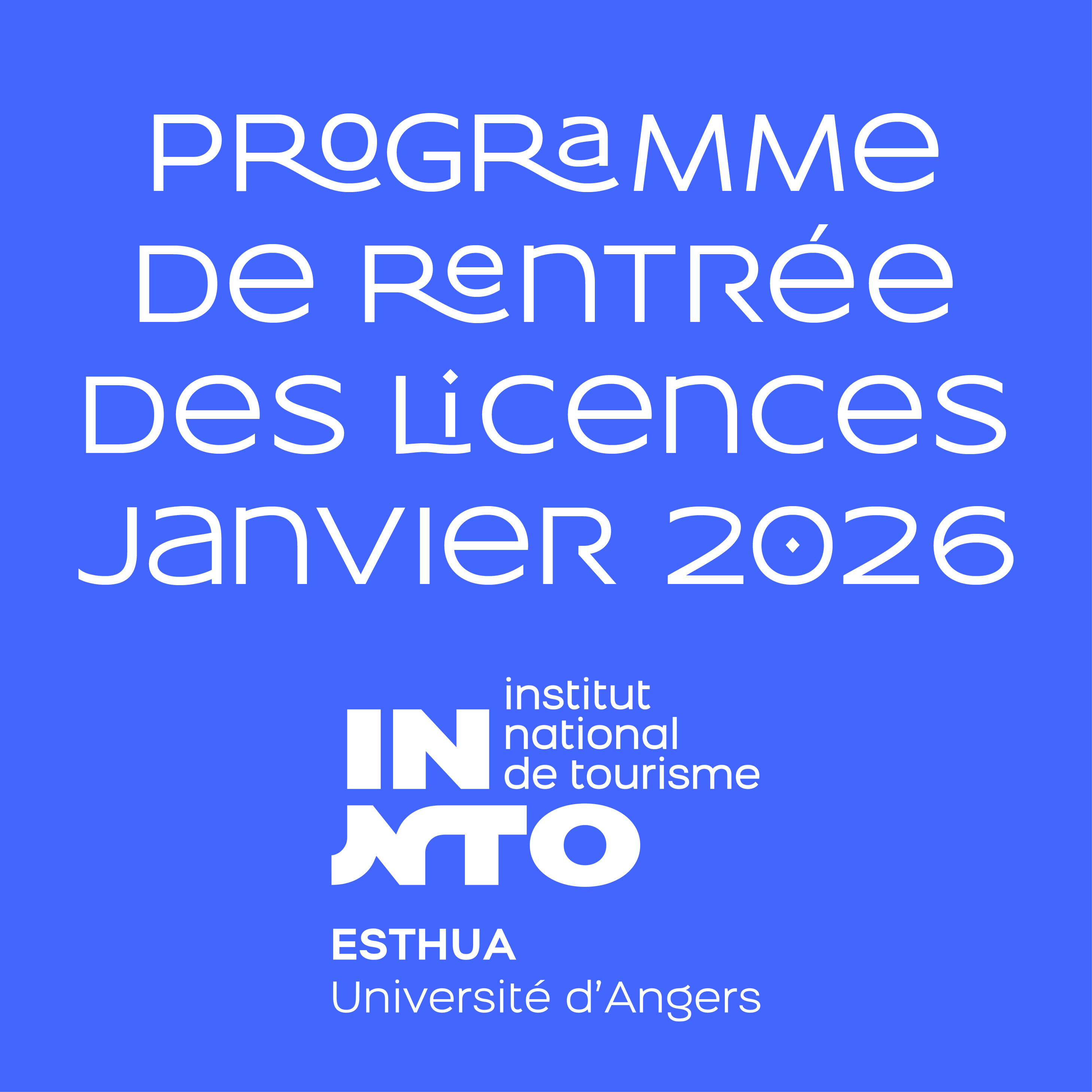 ESTHUA, Institut national de tourisme - Innto France - Université Angers